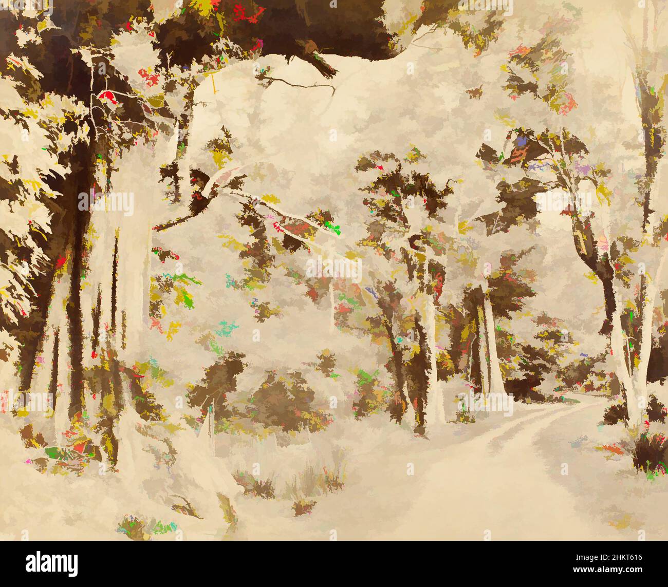 Art inspired by On the West Coast Road. From the album: N.Z. Scenery ...