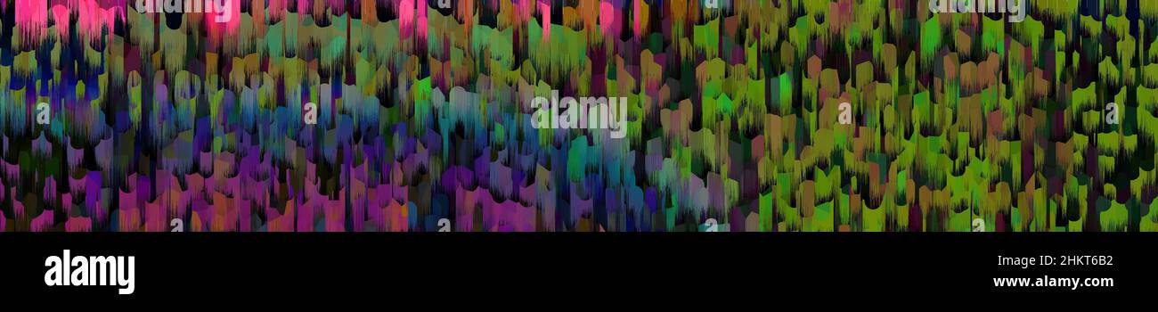 An abstract neon glitch art texture background image Stock Photo - Alamy