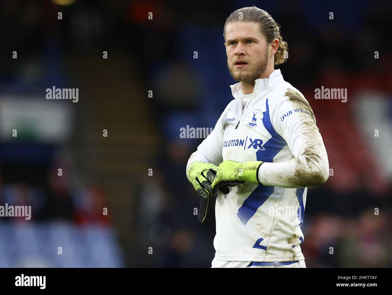 London, England, 5th February 2022. Ben Killip of Hartlepool United ...