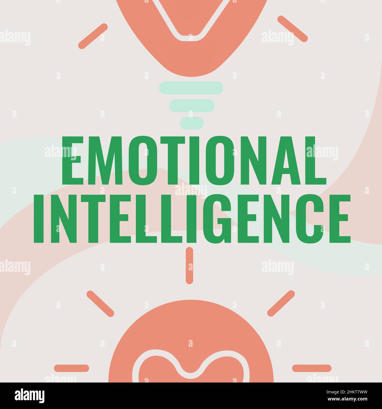 Hand writing sign Emotional Intelligence. Business showcase Self and ...