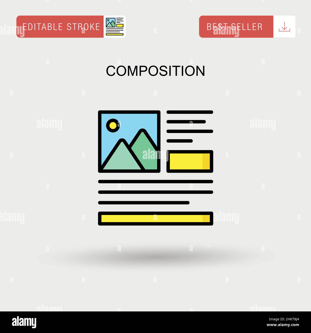 Composition simple Stock Vector Images - Alamy