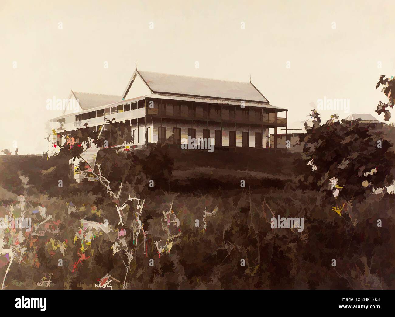 Art inspired by Government Buildings, Suva, Fiji. From the album: New ...
