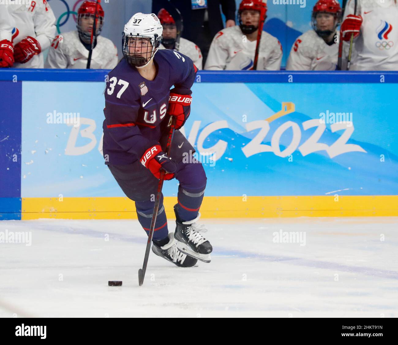 Beijing, Hebei, China. 5th Feb, 2022. Team United States forward Abbey ...