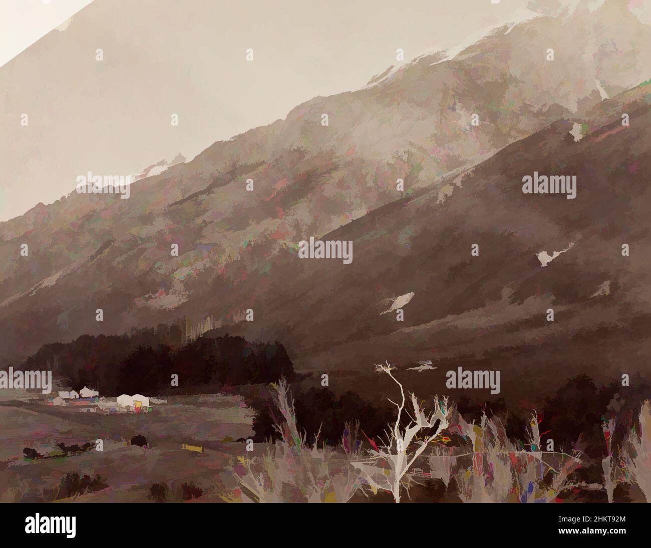 Art inspired by Routeburn Station, Burton Brothers studio, photography ...