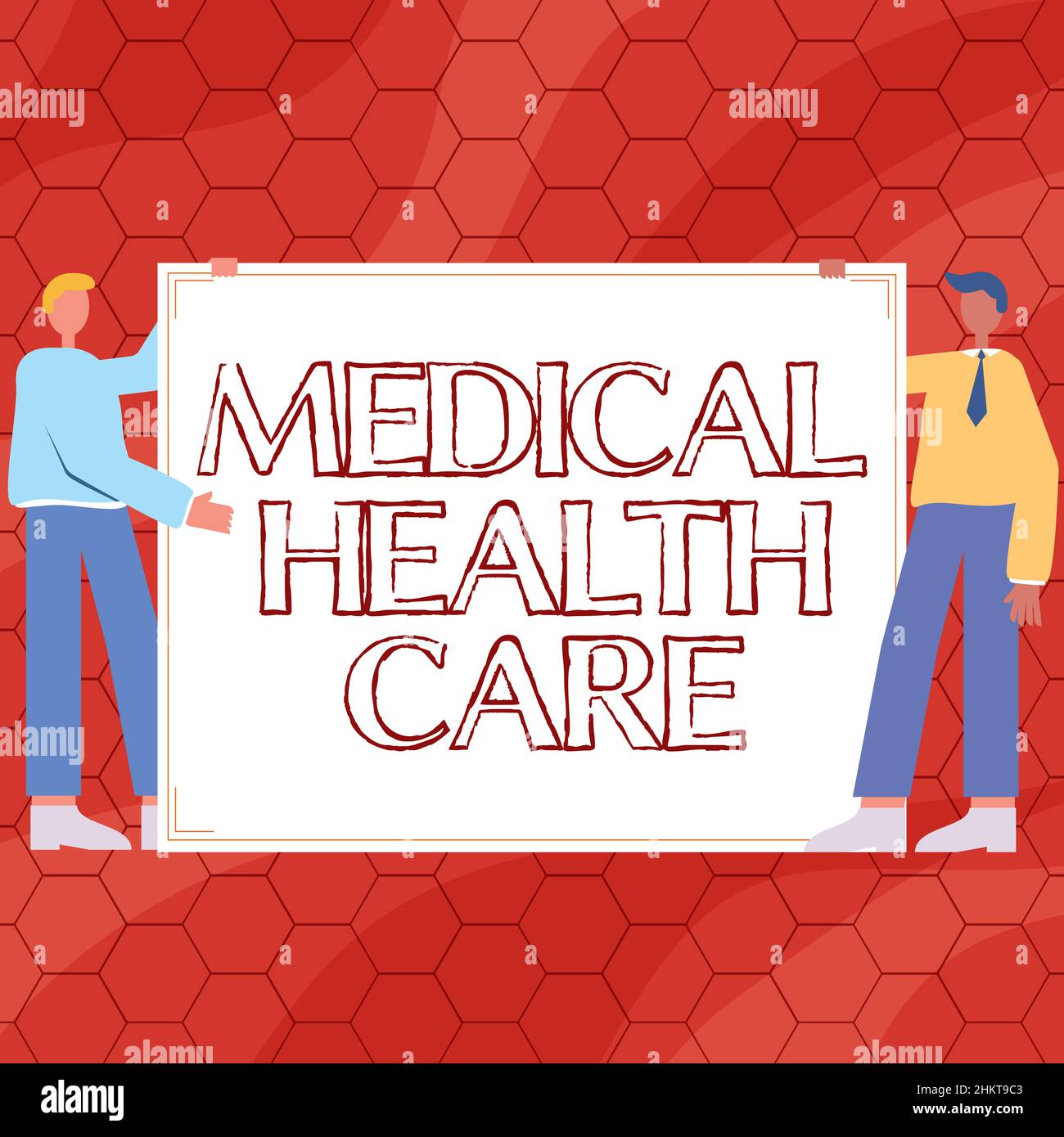 Text sign showing Medical Health Care. Word for maintenance or ...