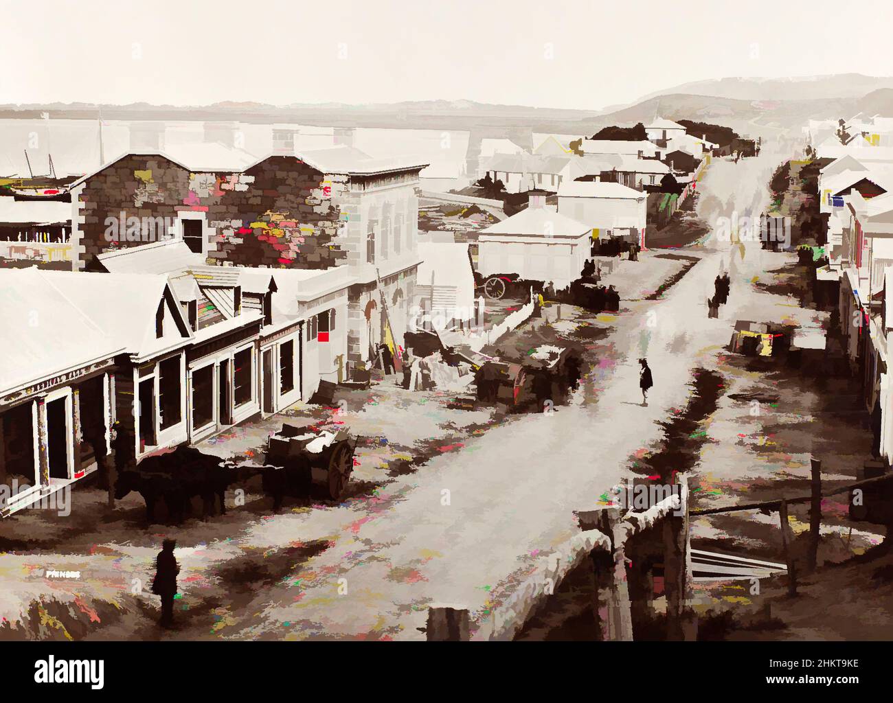 Dunedin in 1861 from the a hi-res stock photography and images - Alamy