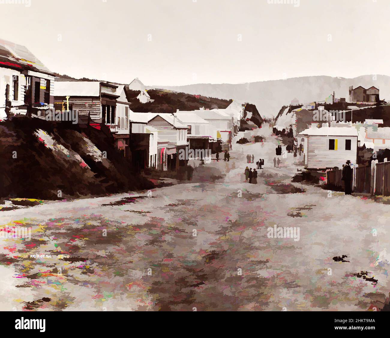 Dunedin in 1861 princes street hi-res stock photography and images - Alamy