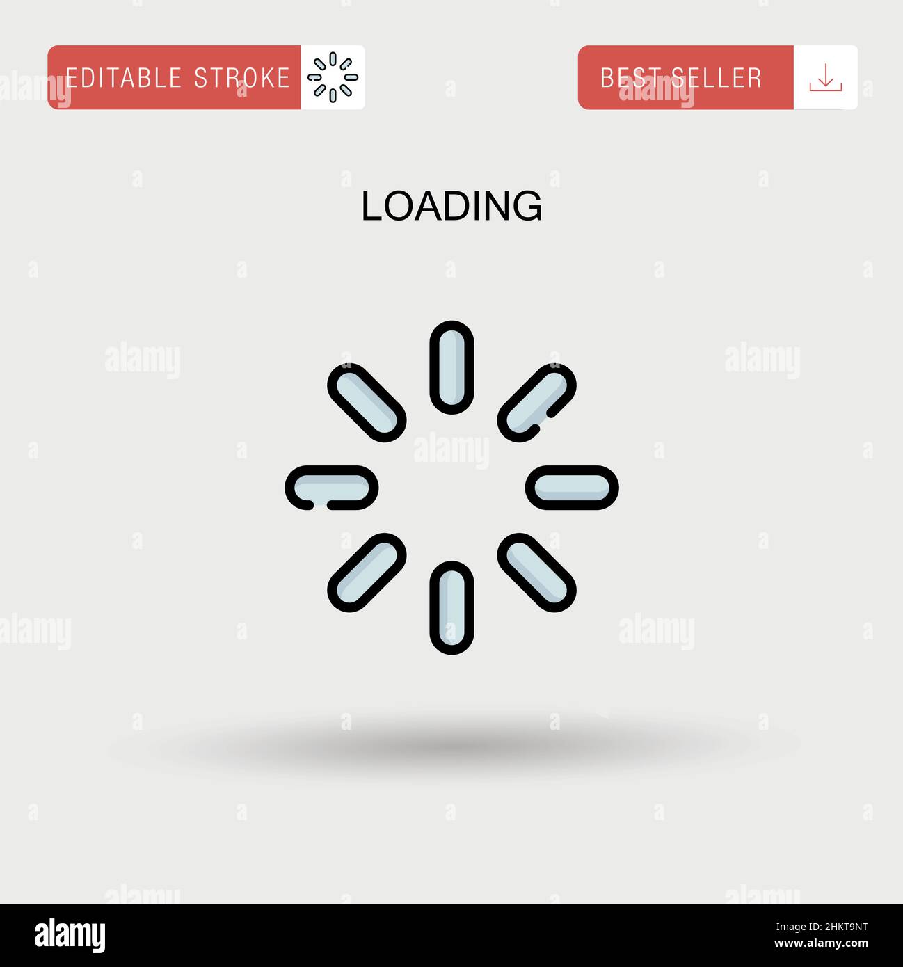 Loading circle icon background Stock Vector Images - Alamy