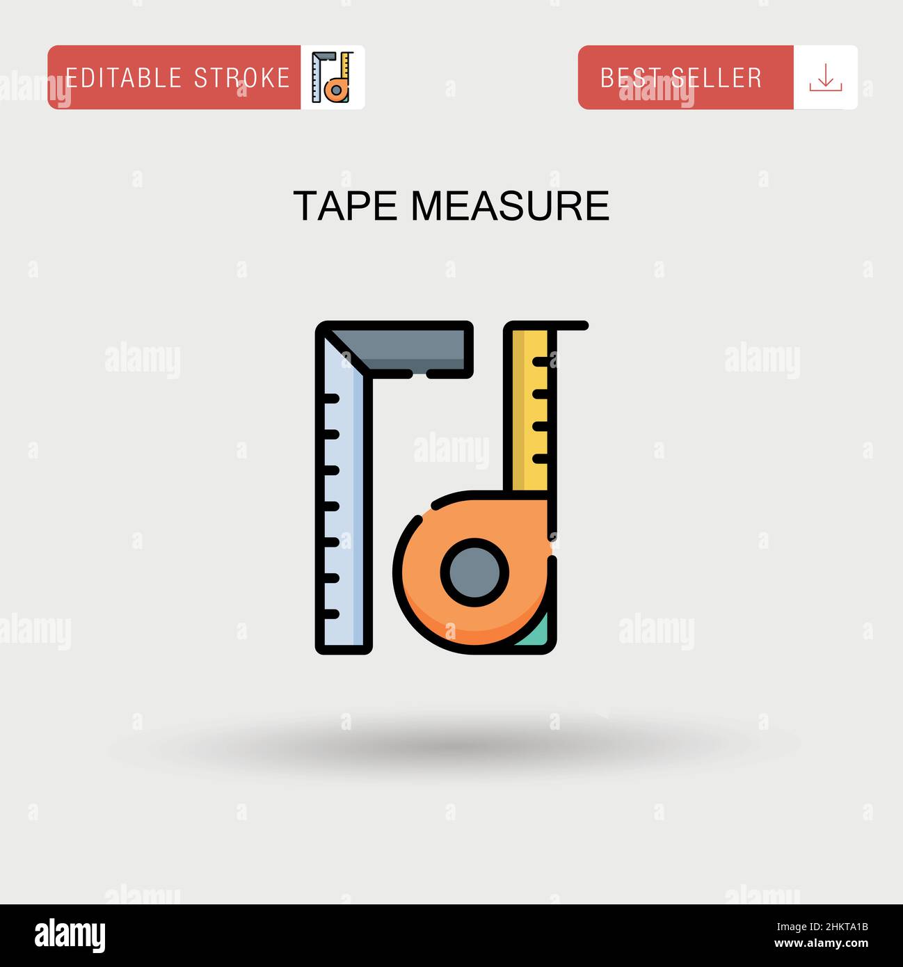 Steel tape Stock Vector Images - Alamy