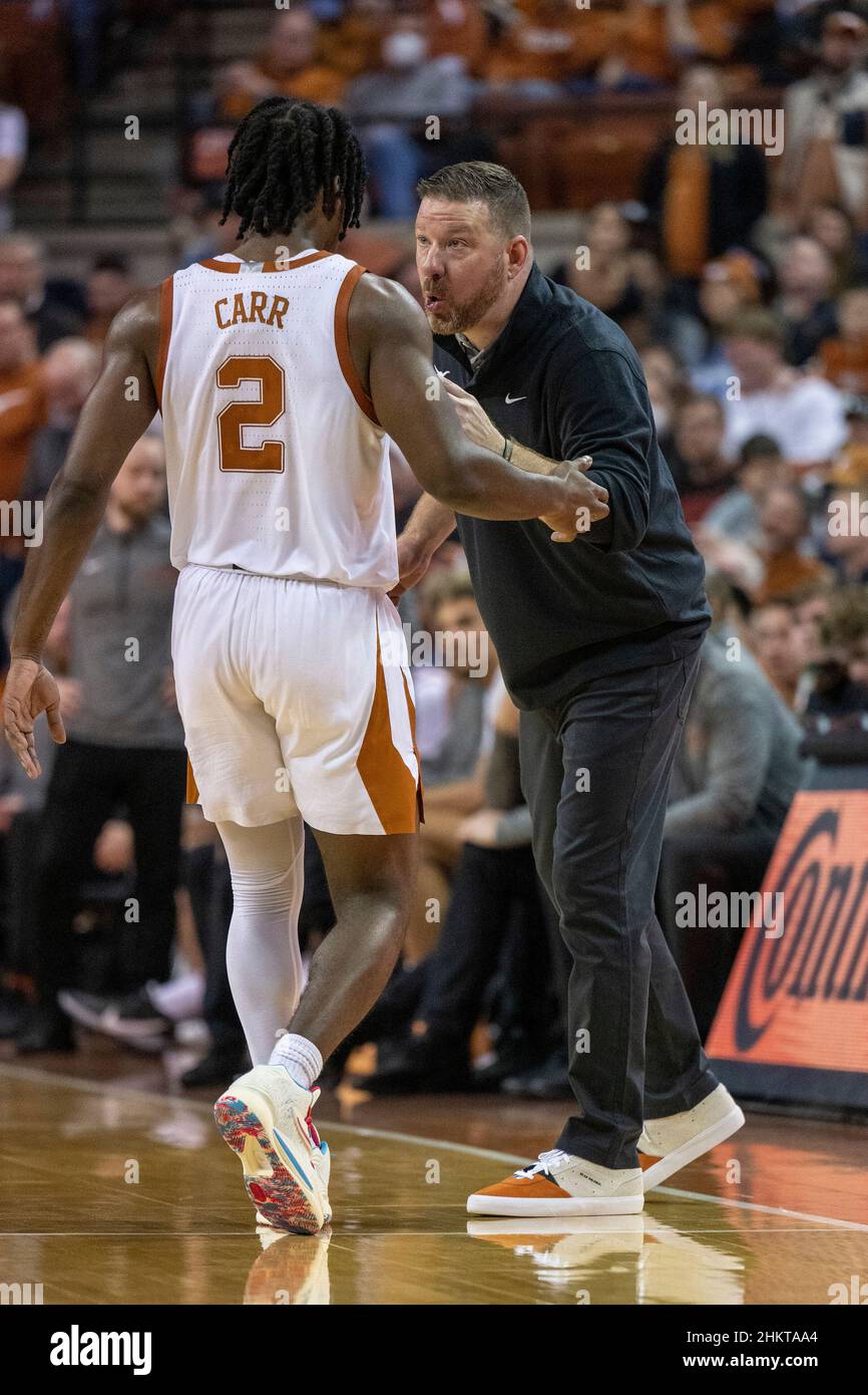 Feb 05, 2022. Head coach Chris Beard and Marcus Carr #2 of the #23 ...