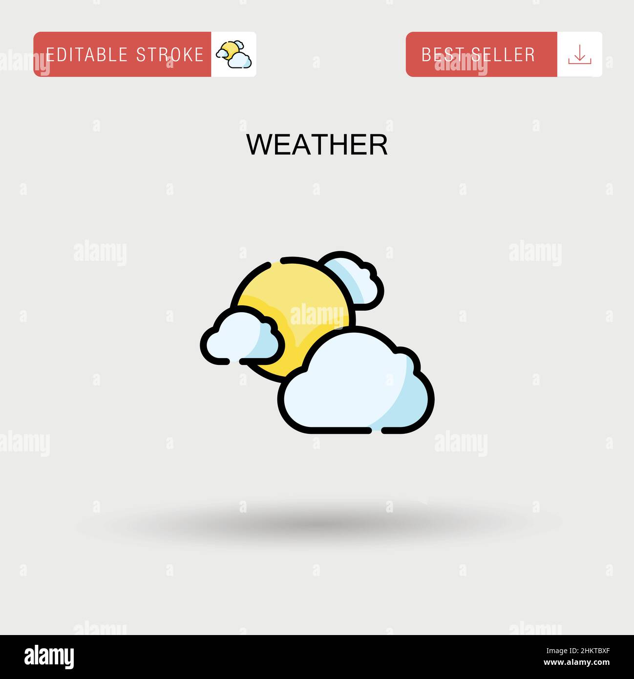 Vector sun meteo hi-res stock photography and images - Alamy