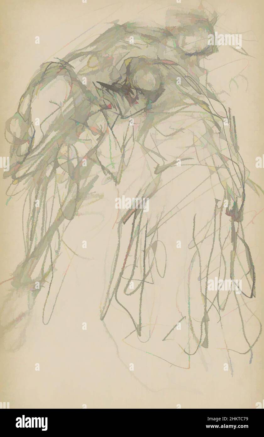 Art inspired by Two figures, leaning with their heads close together ...