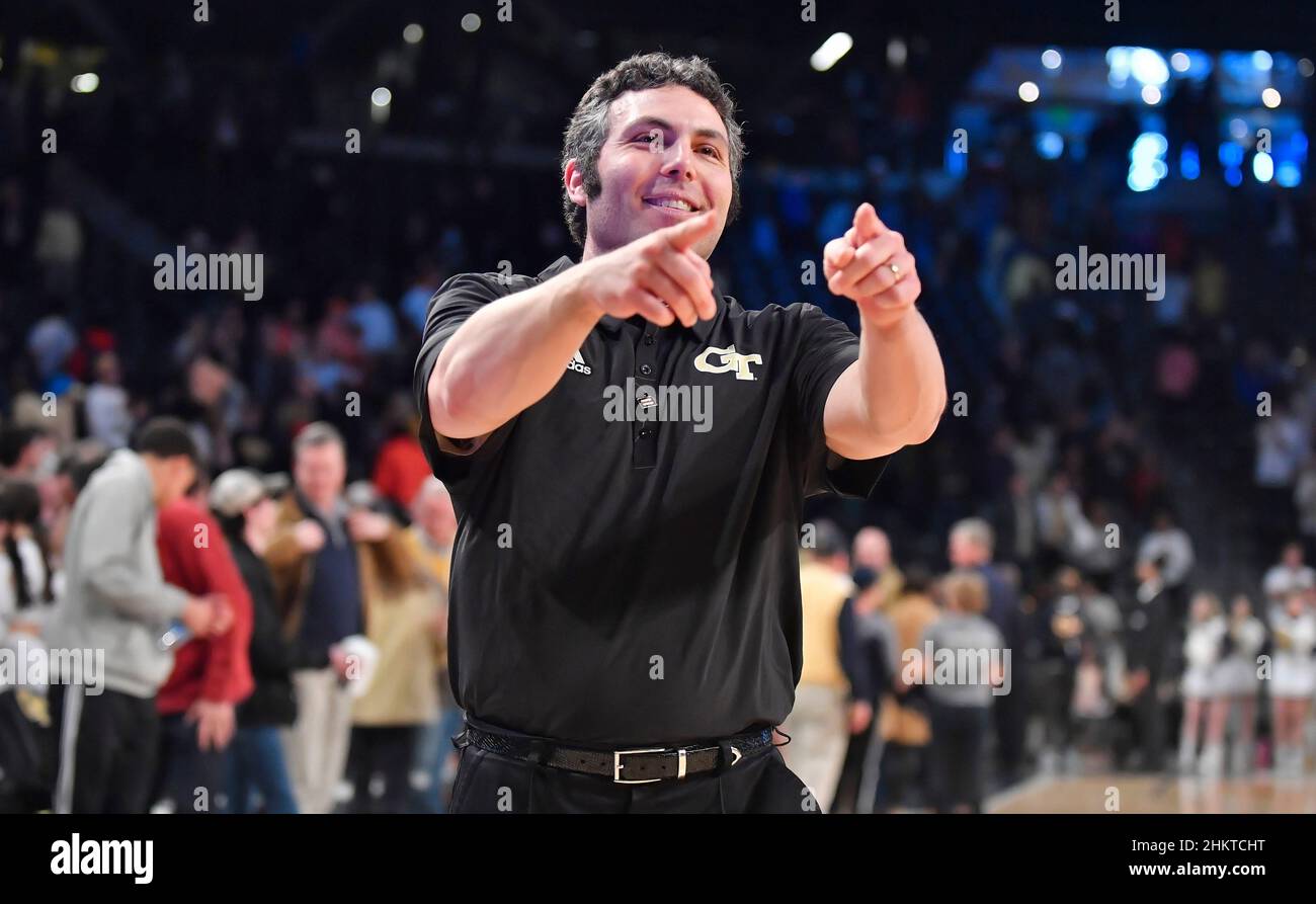 Atlanta, GA, USA. 5th Feb, 2022. Georgia Tech Yellow Jackets coach Josh ...