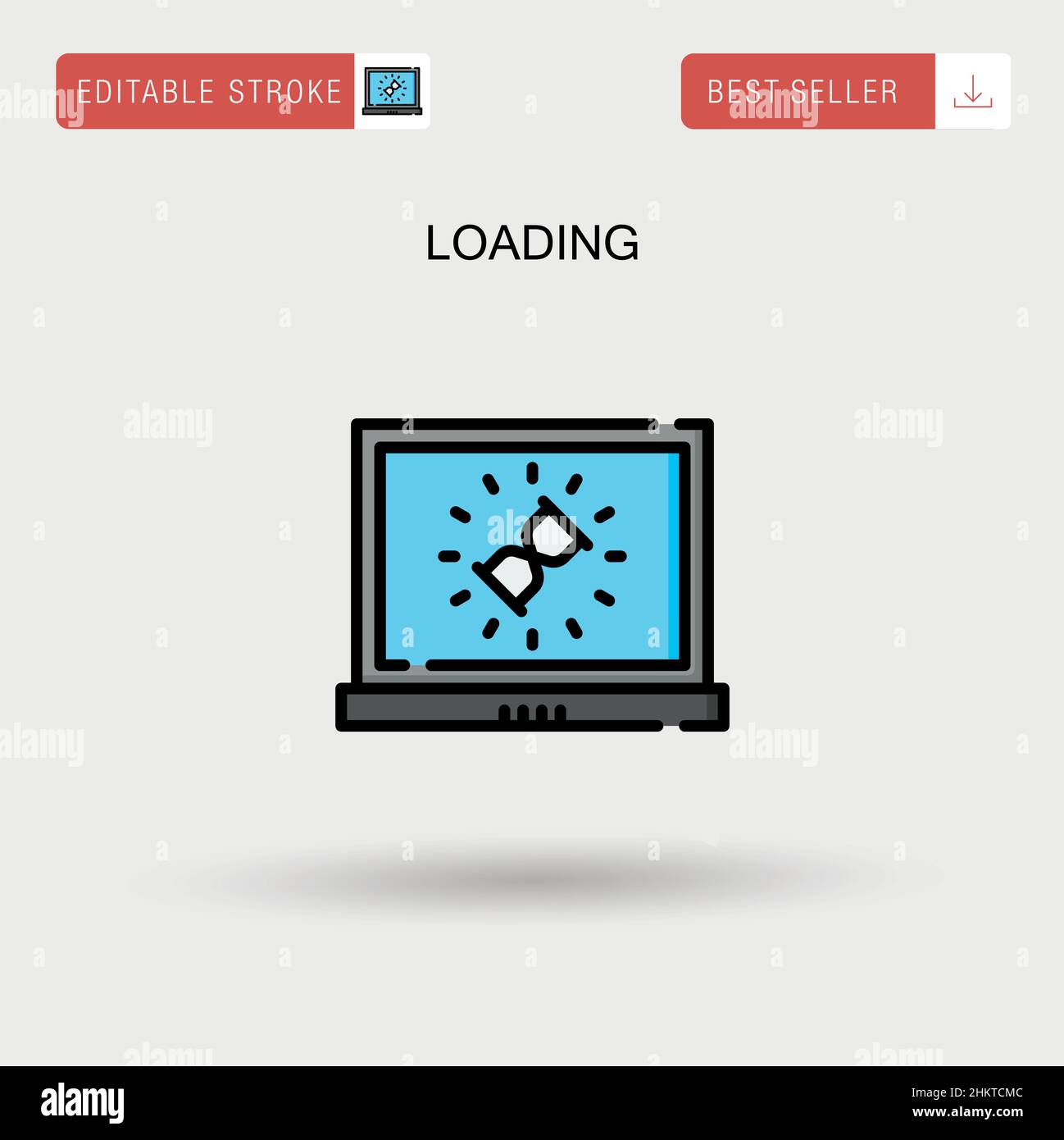 Data loading icon Stock Vector Images - Alamy