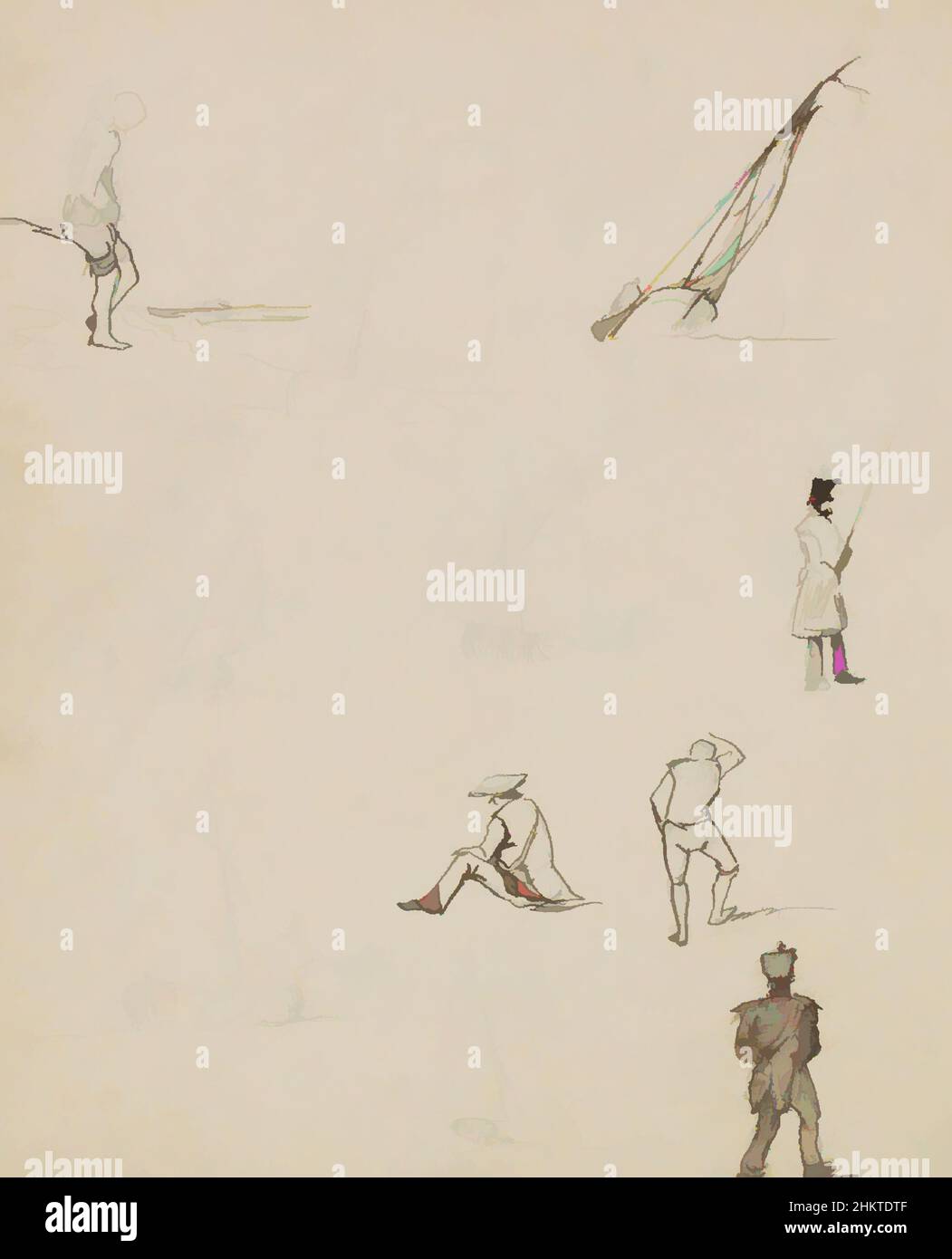 Art inspired by Sailing ship and men, including soldiers, in different ...