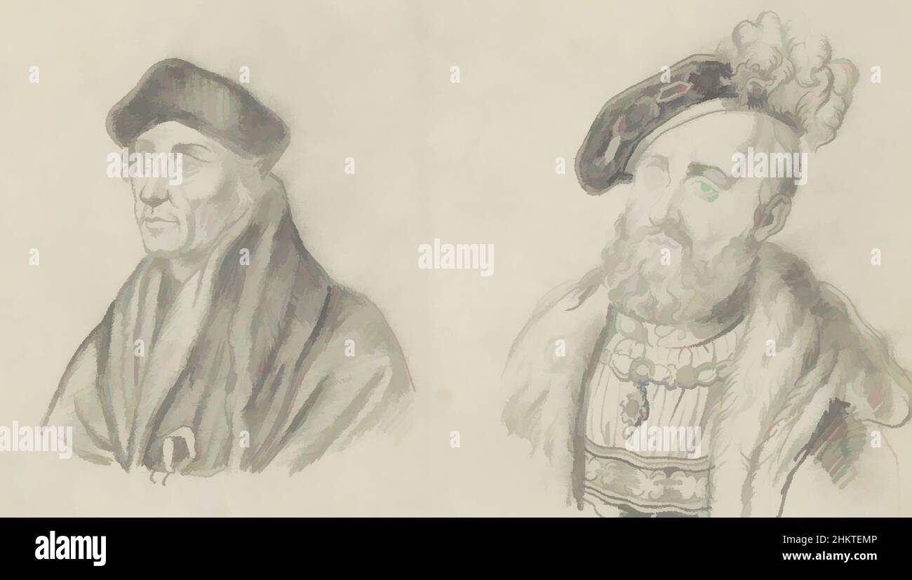 Art inspired by Portraits of Desiderius Erasmus and Johan Frederik II ...