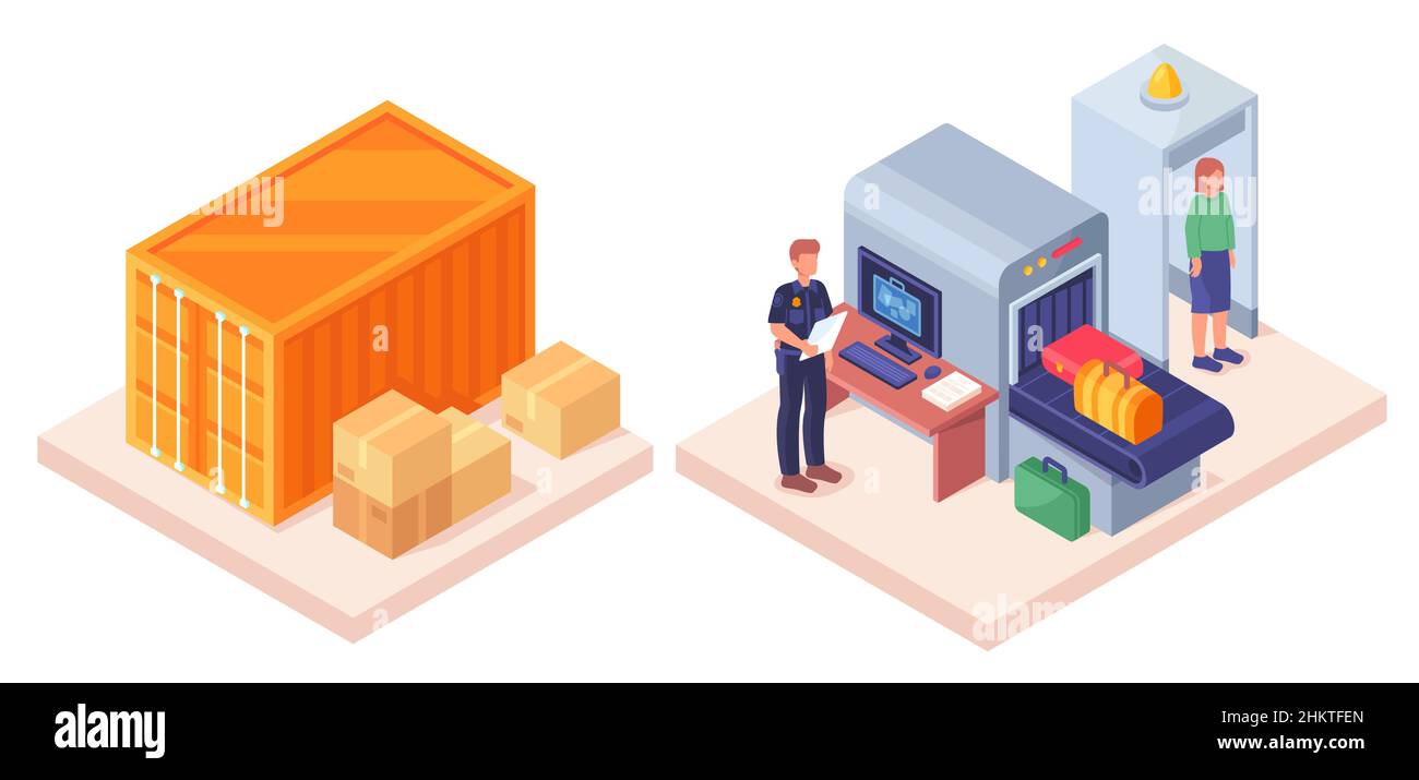 Customs authority concept Stock Vector Image & Art - Alamy