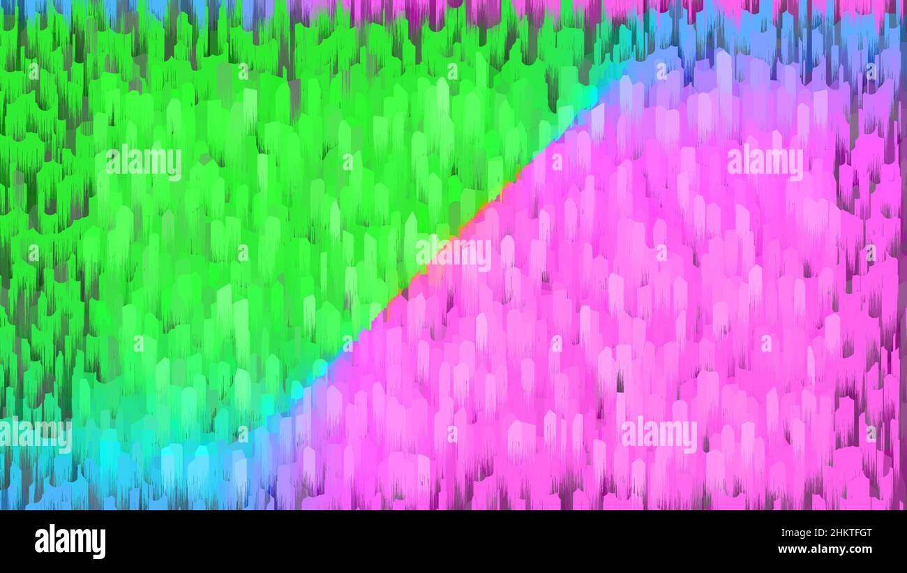 An abstract neon glitch art texture background image Stock Photo - Alamy