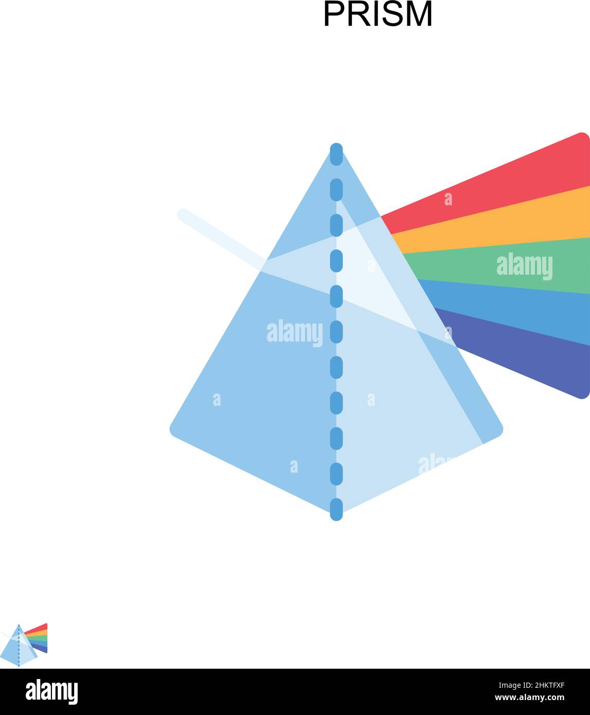 Prism spectrum split Cut Out Stock Images & Pictures - Alamy