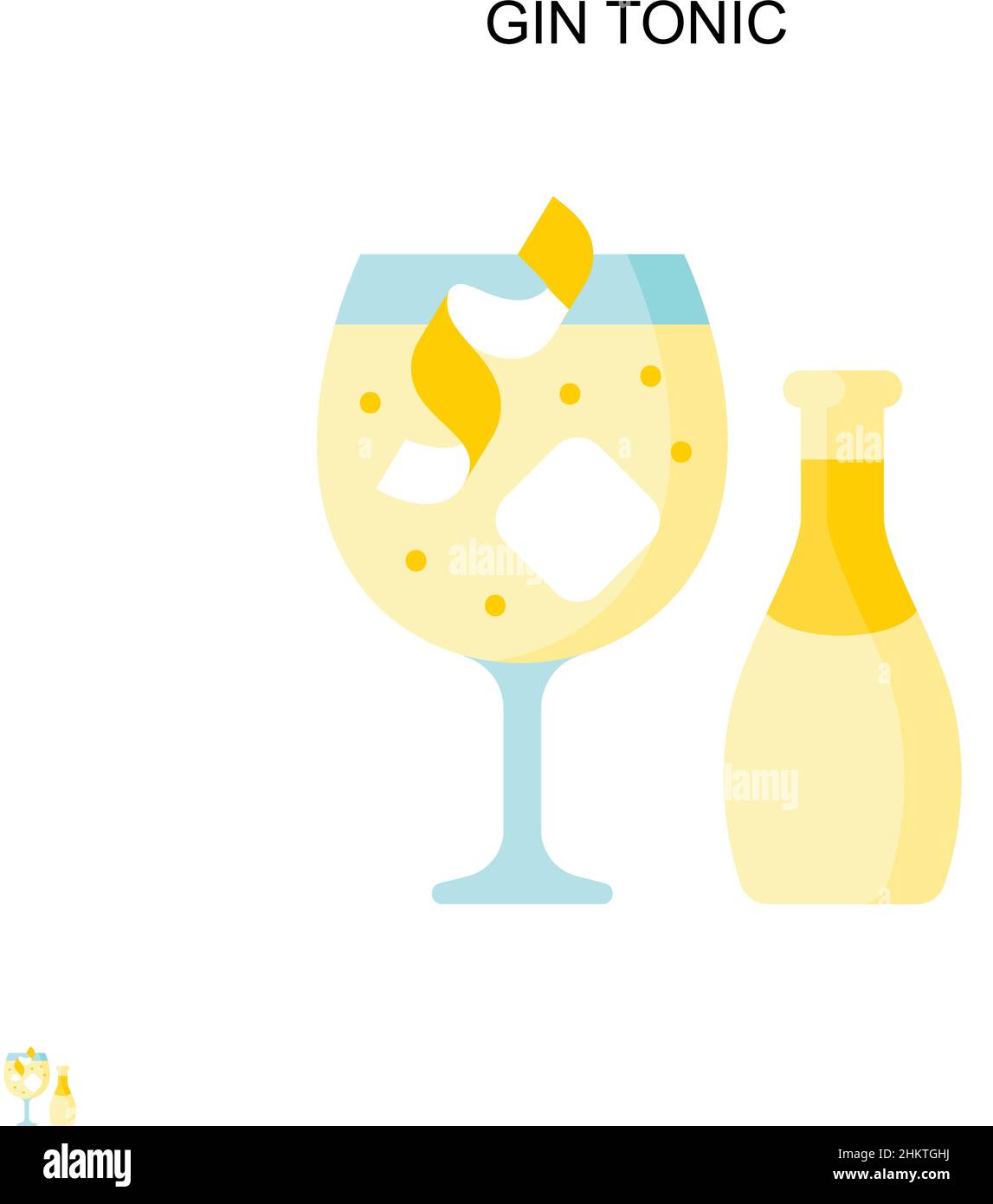 Gin symbol hi-res stock photography and images - Alamy