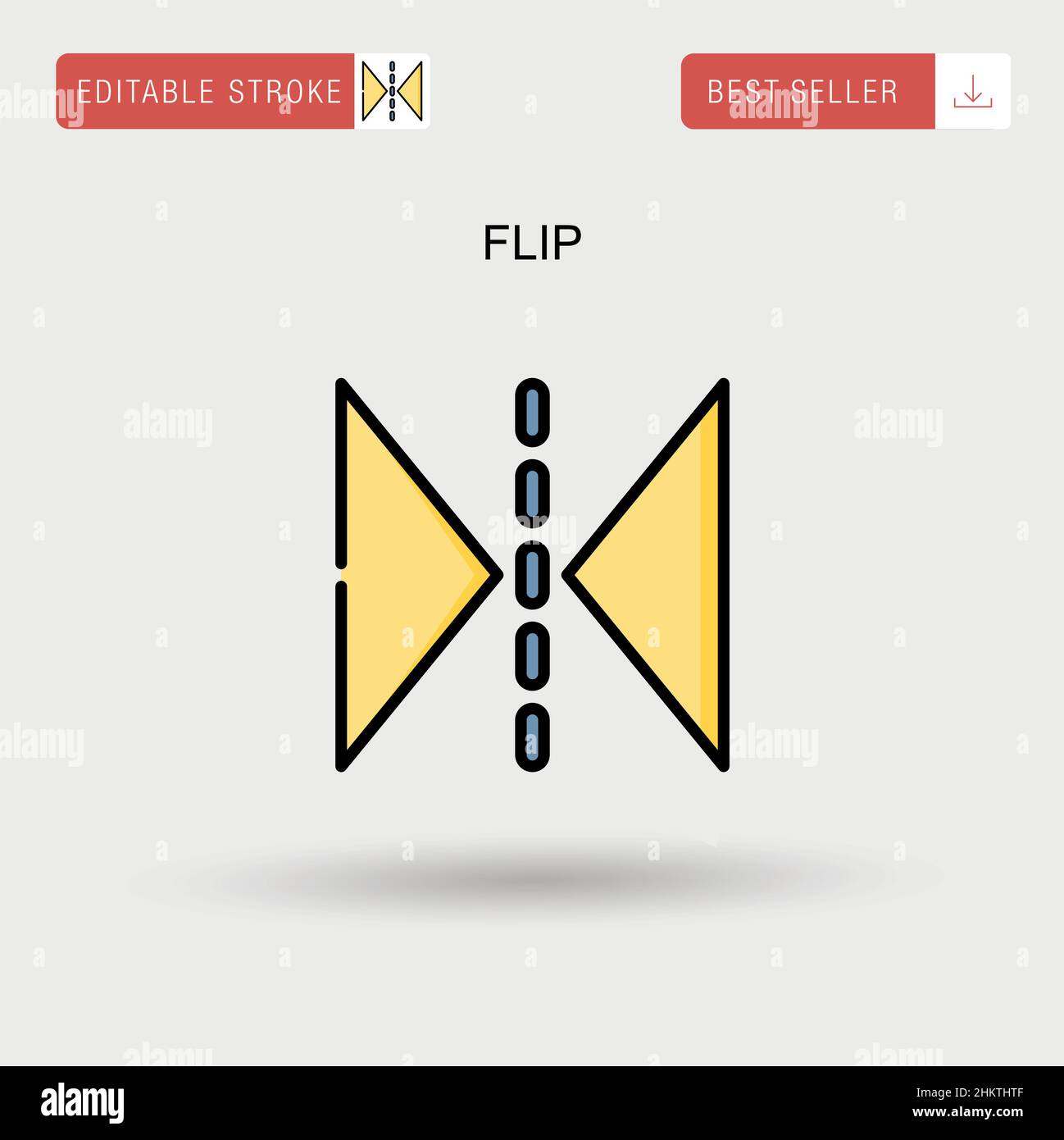 Flip Simple vector icon Stock Vector Image & Art - Alamy