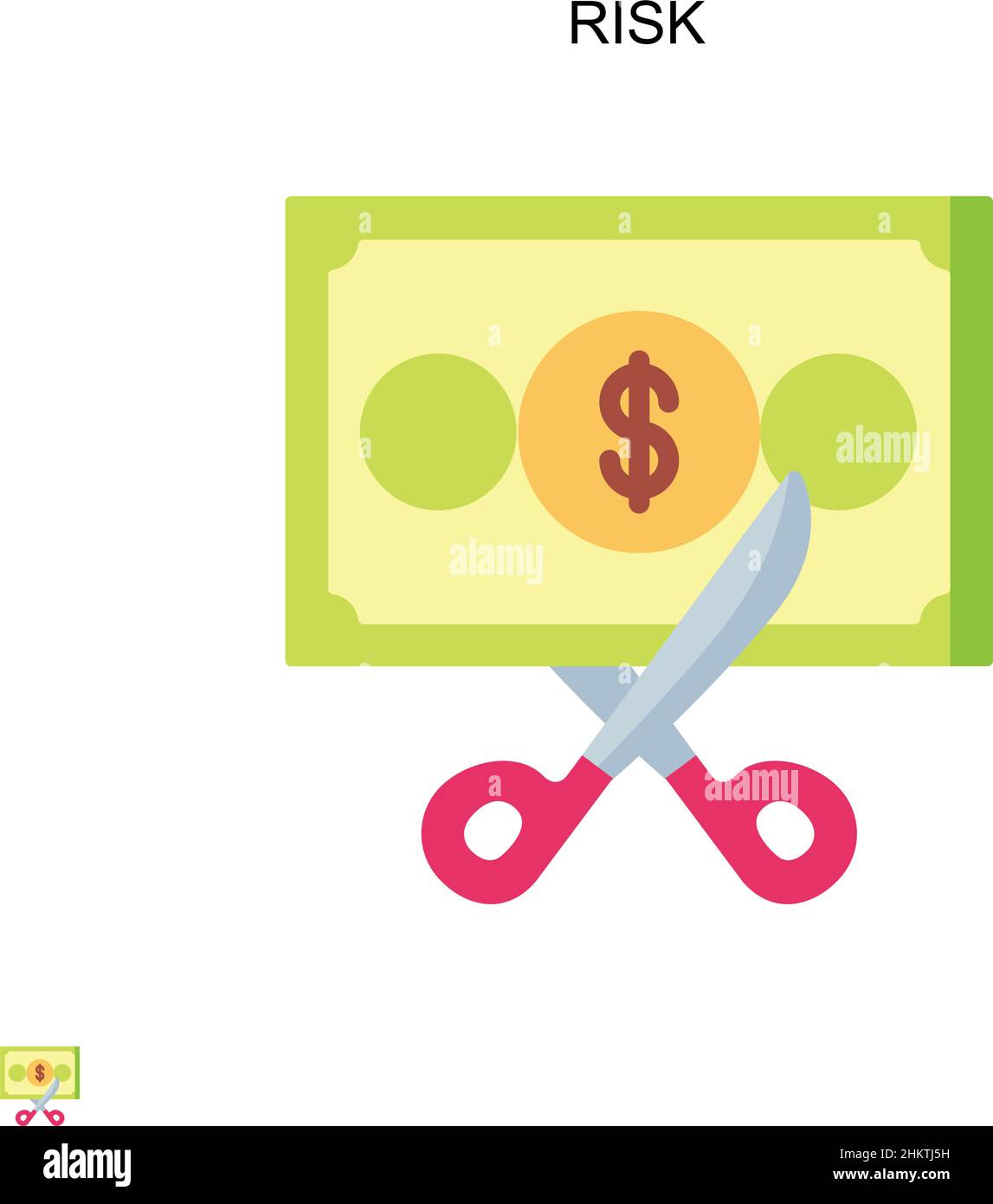 Risk assessment icon Cut Out Stock Images & Pictures - Alamy