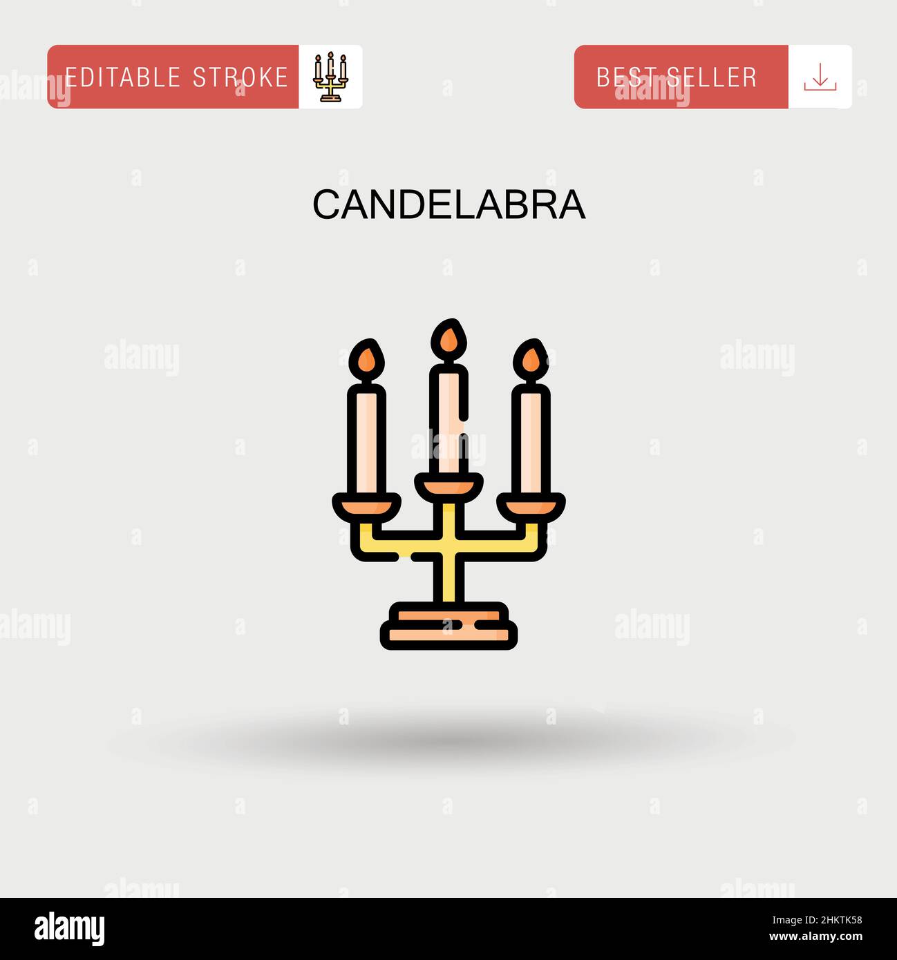 Vintage candelabra Stock Vector Images - Alamy