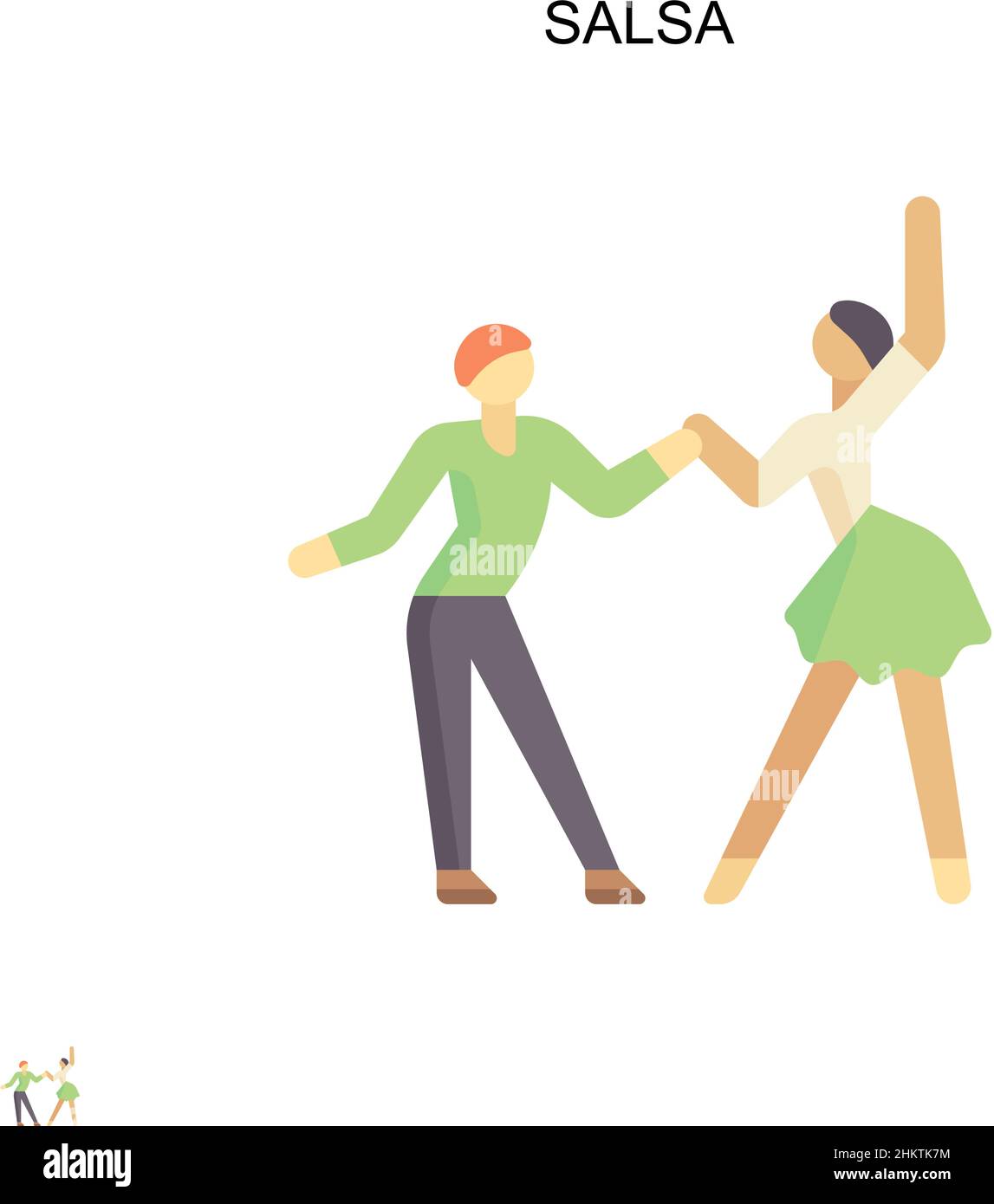 Salsa Simple vector icon. Illustration symbol design template for web ...