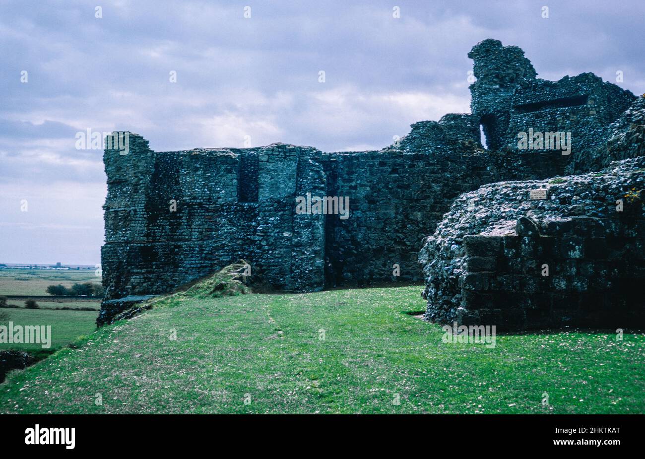 Pevensey - ruins of Roman fort ‘Anderitum’ and Norman castle built on ...
