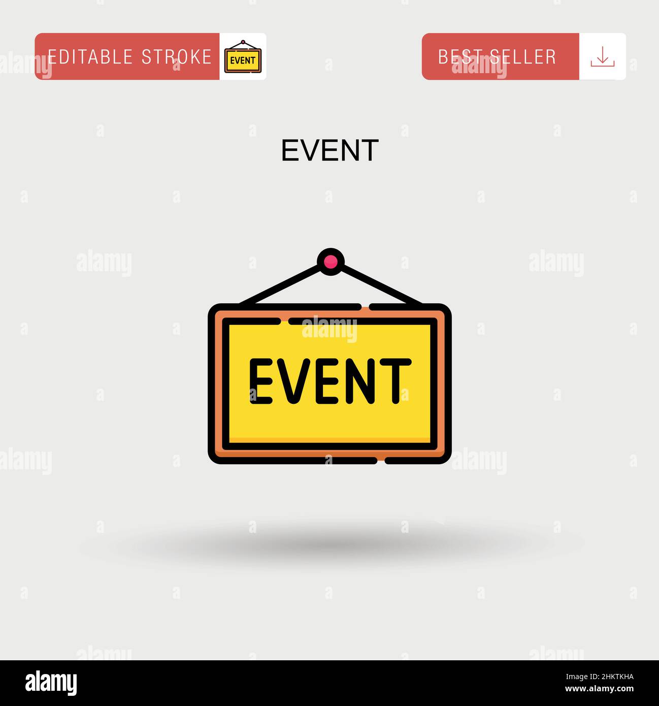 Event Simple vector icon Stock Vector Image & Art - Alamy