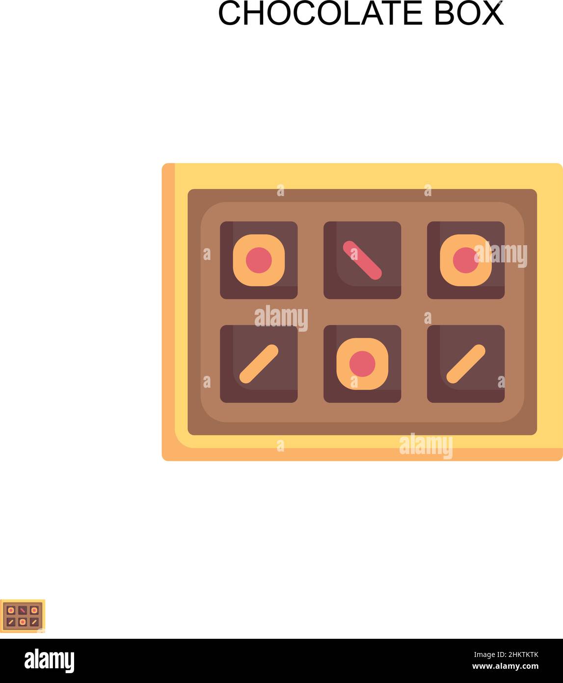 Chocolate Box Design Vector