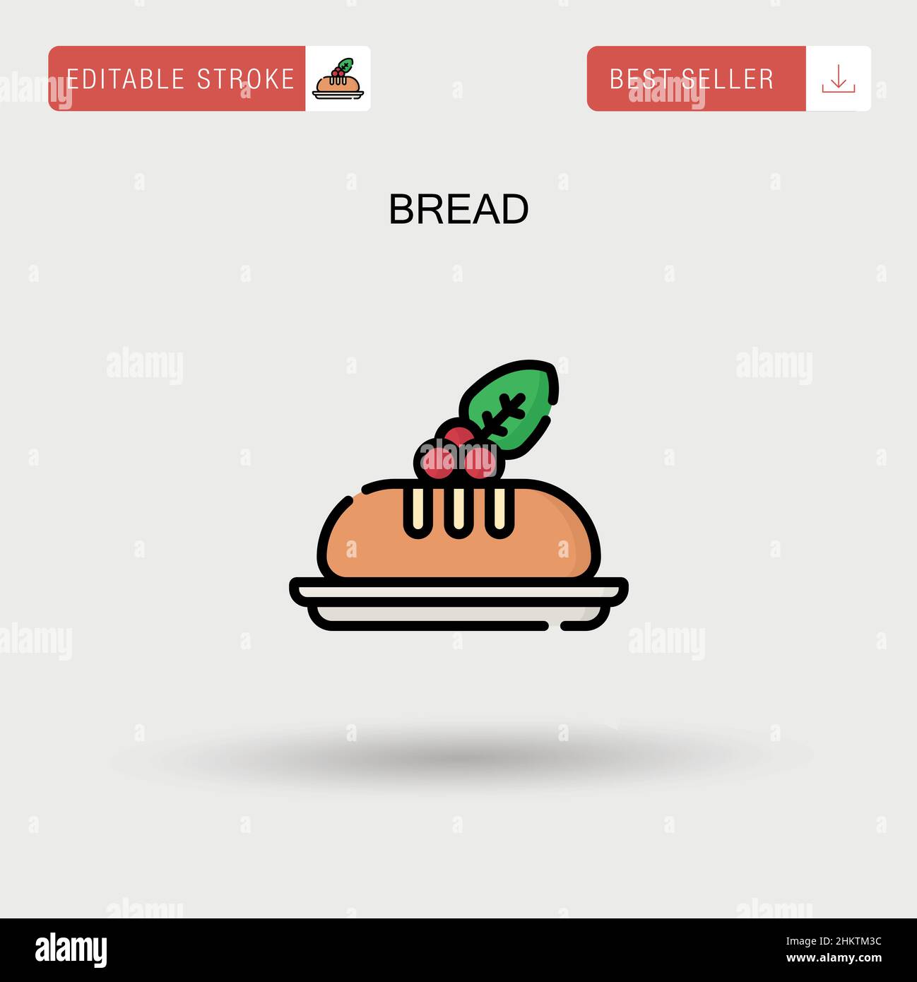 Homemade grain bread Stock Vector Images - Alamy