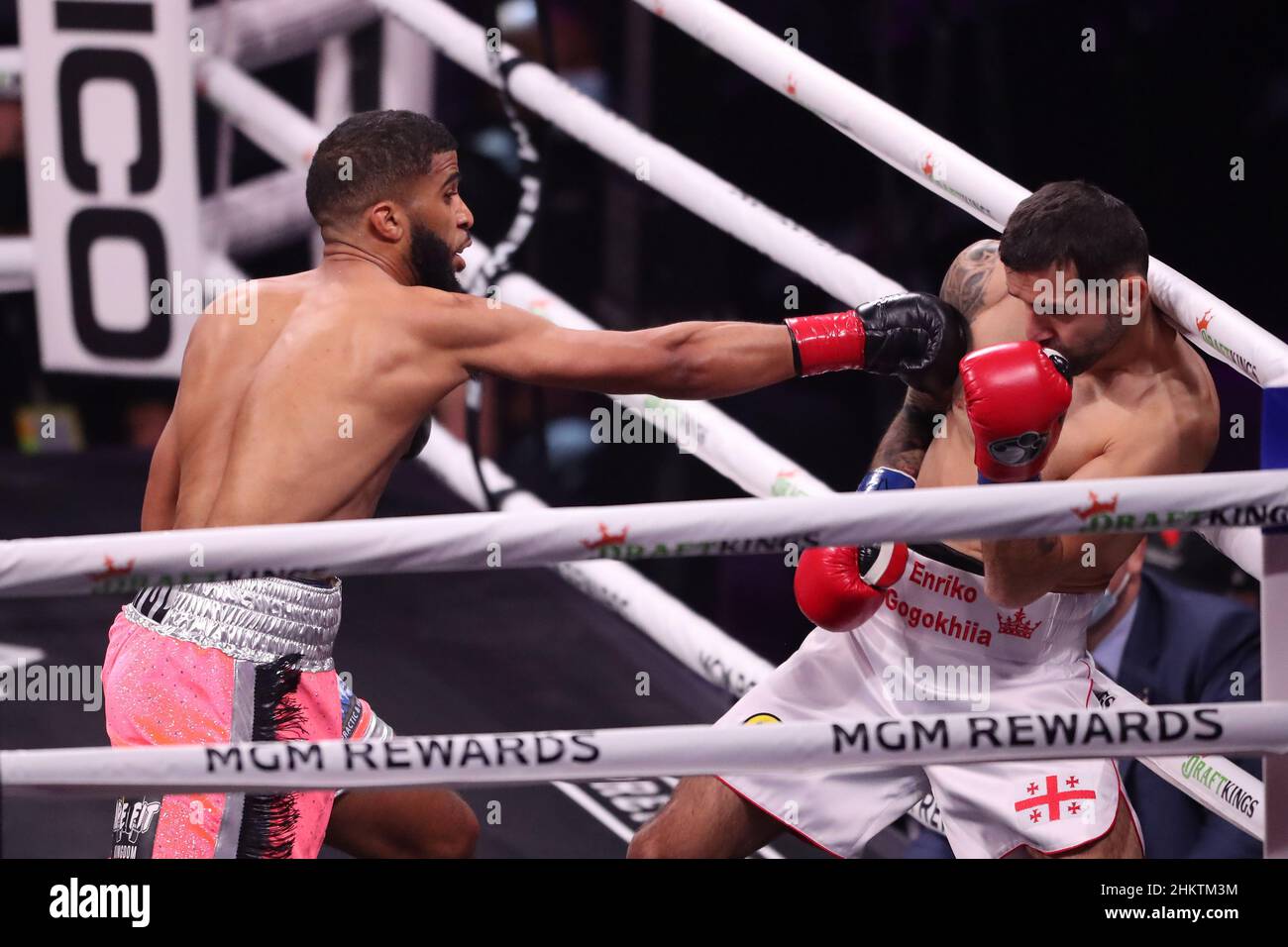 Las Vegas, Nevada, USA. 5th Feb, 2022. LAS VEGAS, NV - FEBRUARY 5: (L-R ...