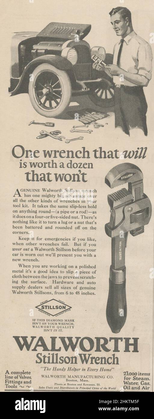 Early 1900s Advertisements Stock Photo - Alamy