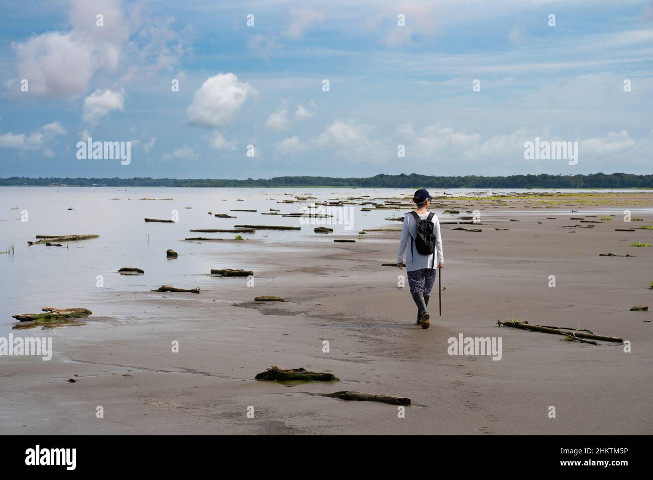 beach by the Amazon river, Amazon, Peru Stock Photo - Alamy