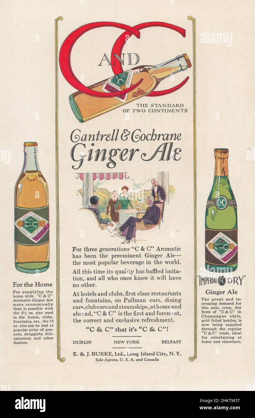 Early 1900s Advertisements Stock Photo - Alamy