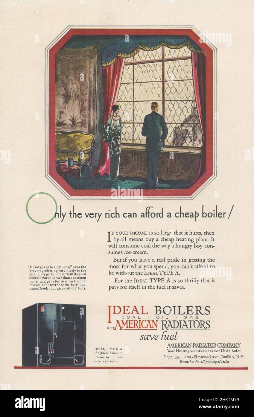 Early 1900s Advertisements Stock Photo - Alamy