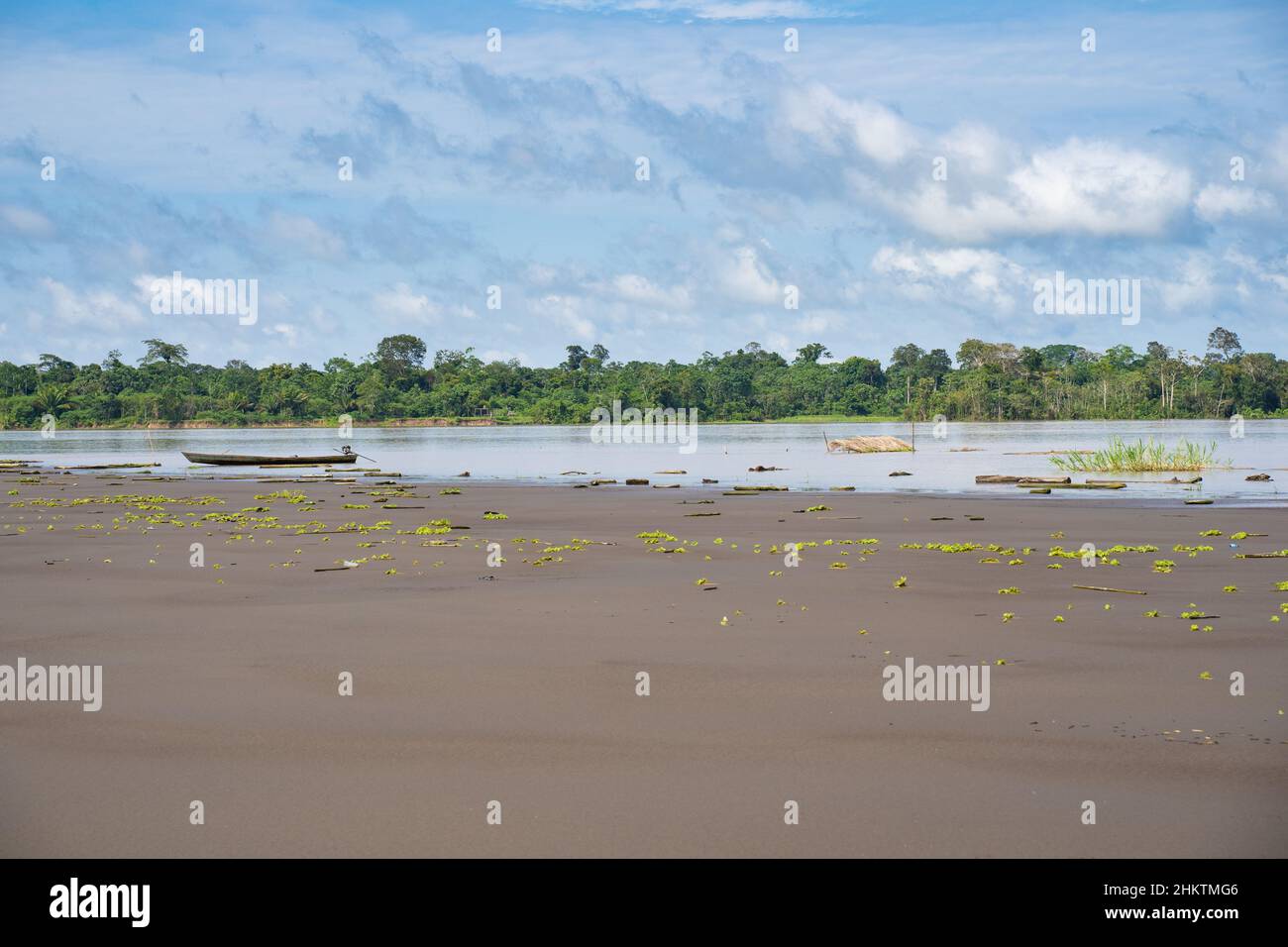 beach by the Amazon river, Amazon, Peru Stock Photo - Alamy