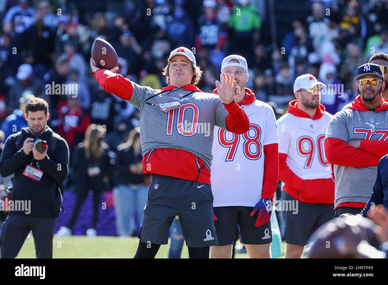 February 5, 2022: Los Angeles Chargers quarterback Justin Herbert (10 ...