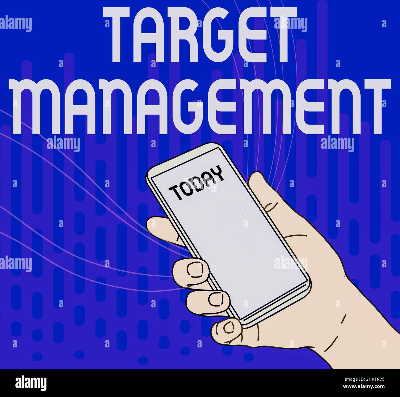 Conceptual display Target Management. Business idea nurturing the ...