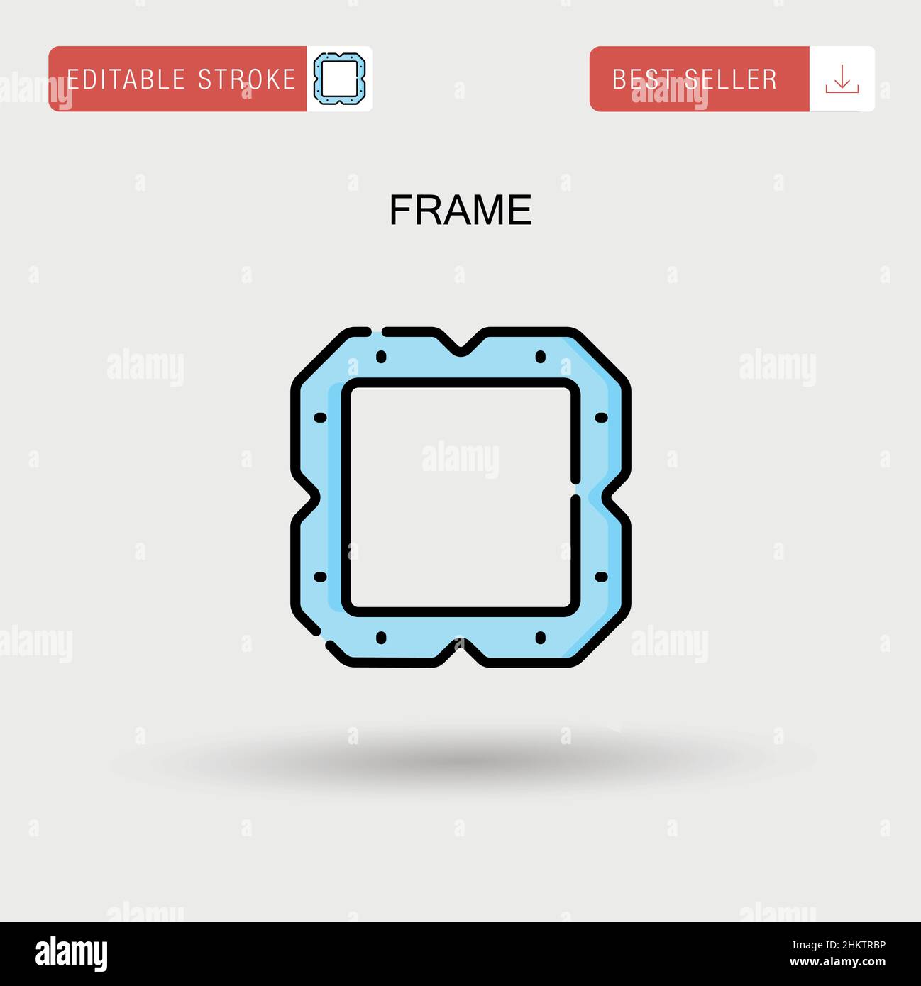 Frame Simple vector icon Stock Vector Image & Art - Alamy