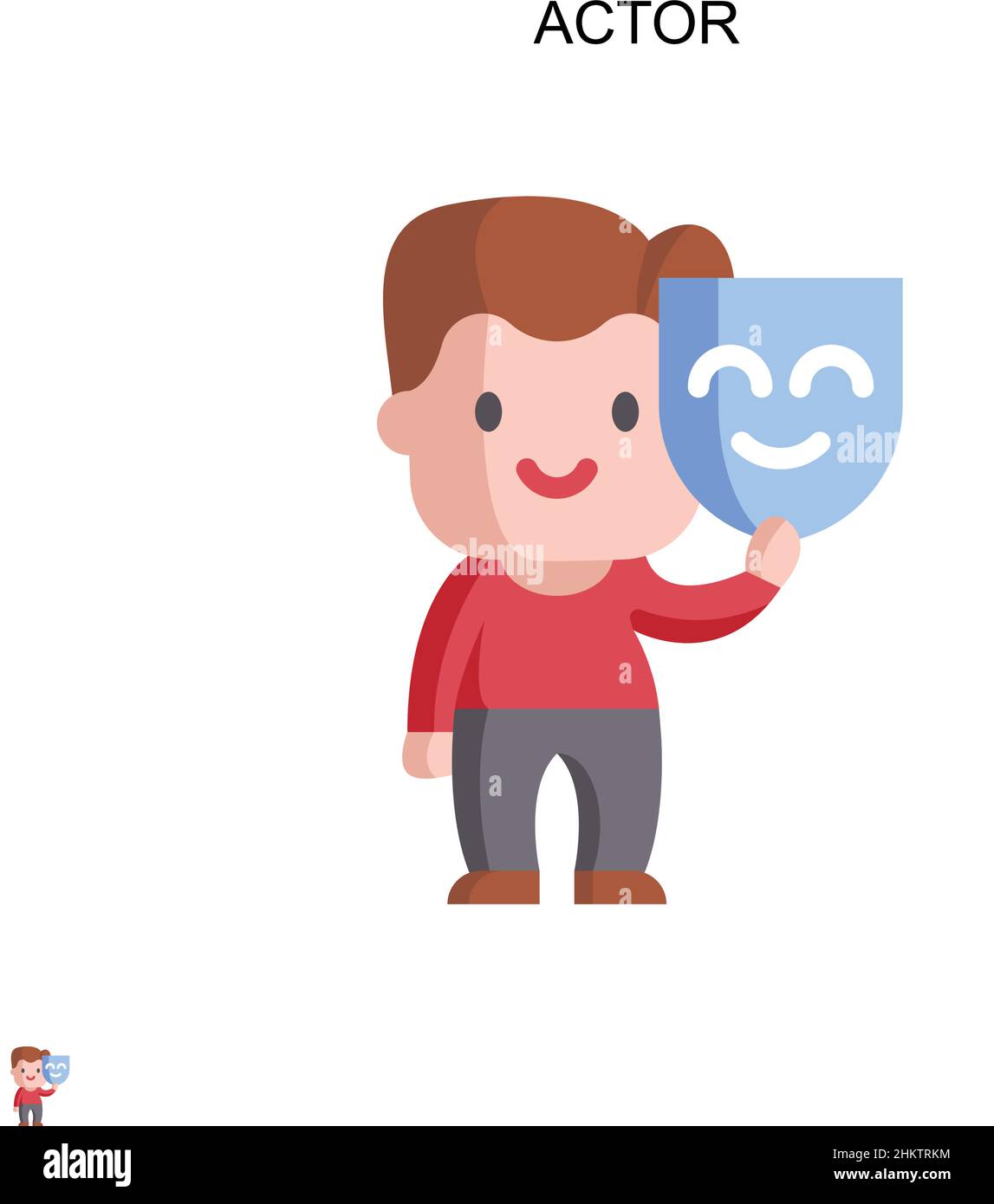 Actor Stock Vector Images - Alamy