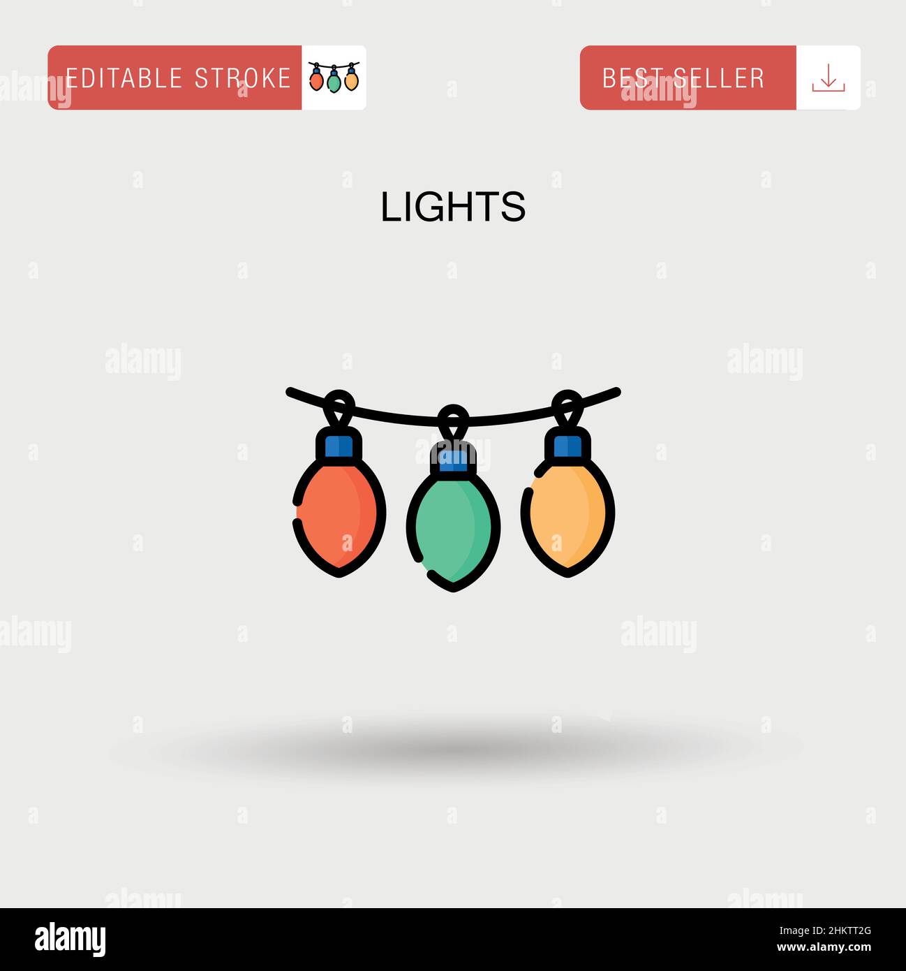 Glowing night street lights Stock Vector Images - Alamy