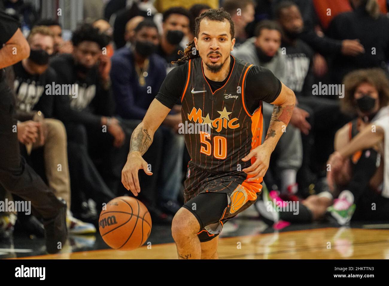 Orlando, Florida, USA, February 5, 2022, Orlando Magic Point Guard Cole ...