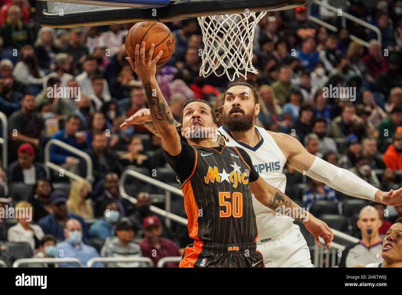Orlando, Florida, USA, February 5, 2022, Orlando Magic Point Guard Cole ...