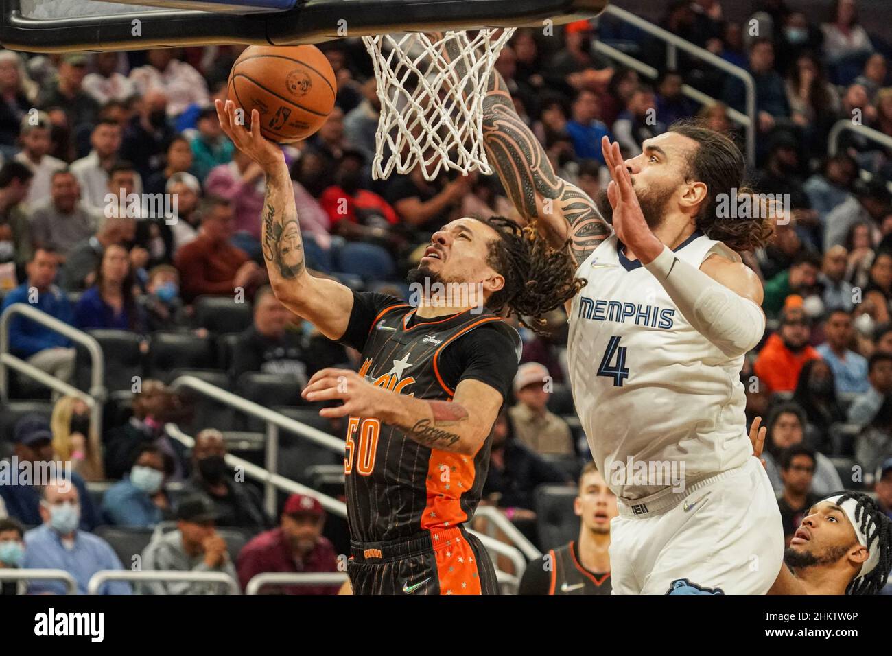 Orlando, Florida, USA, February 5, 2022, Orlando Magic Point Guard Cole ...