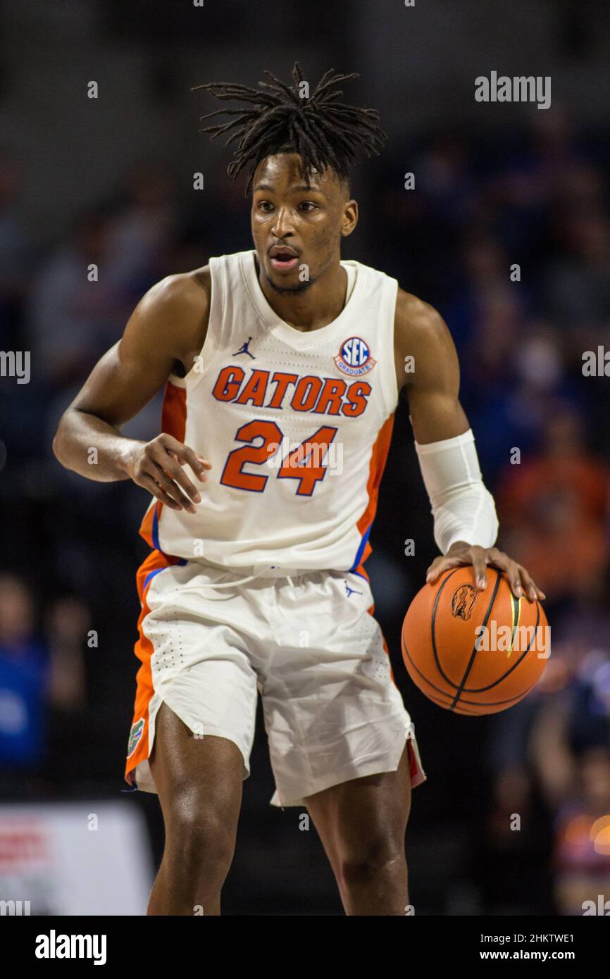 February 5, 2022: Florida Gators guard Phlandrous Fleming Jr. (24 ...