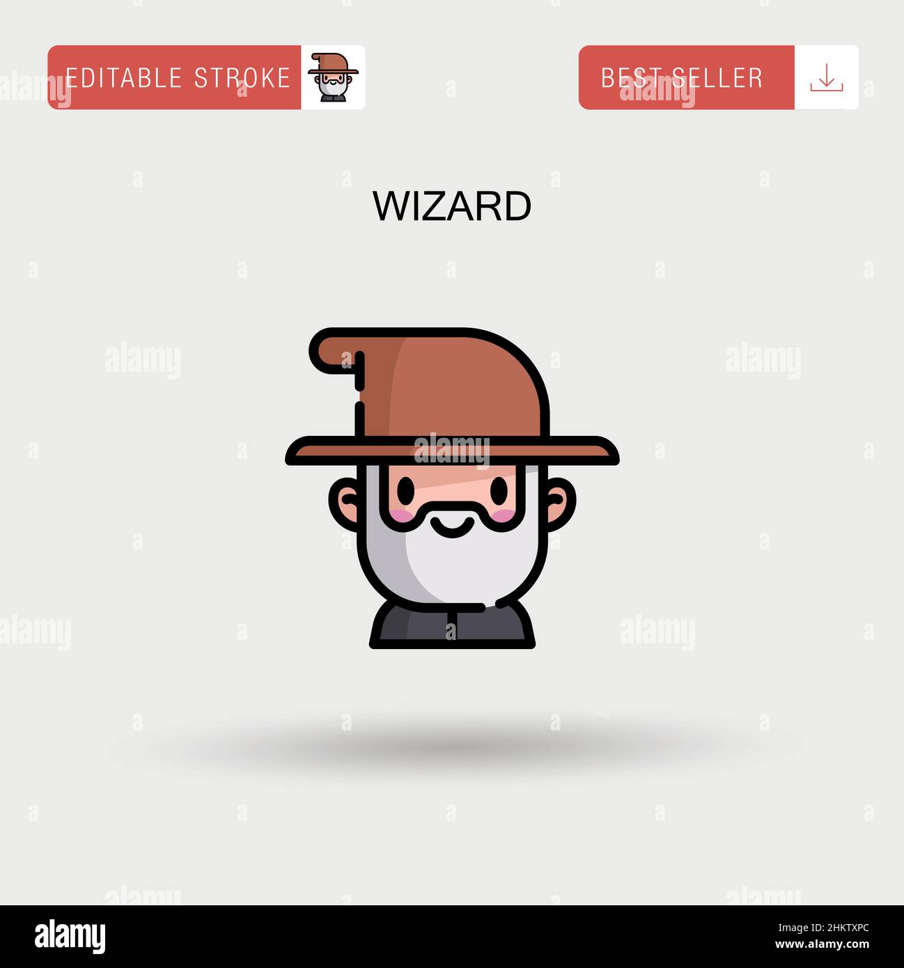 Blue wizard Stock Vector Images - Alamy