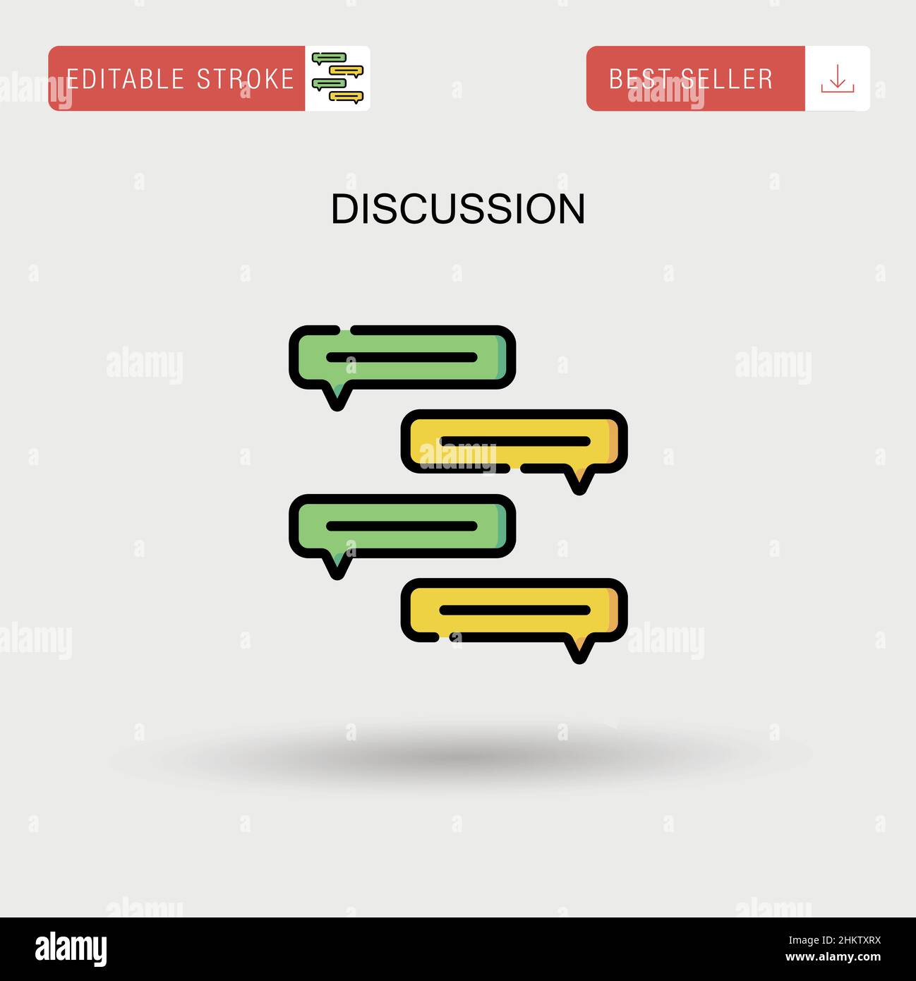 Meeting brainstorming cooperation discussion Stock Vector Images - Alamy