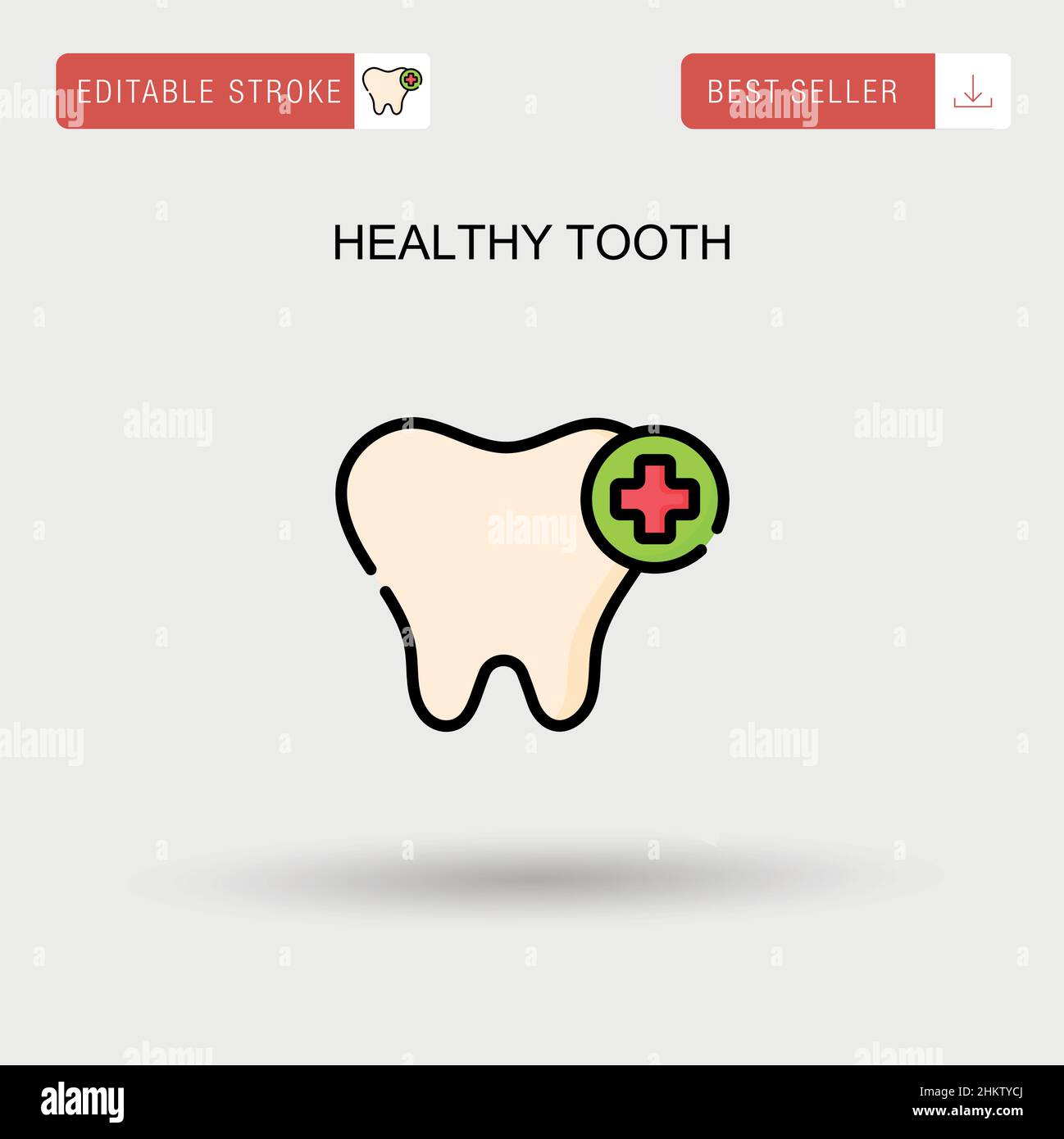 Healthy human teeth Stock Vector Images - Alamy